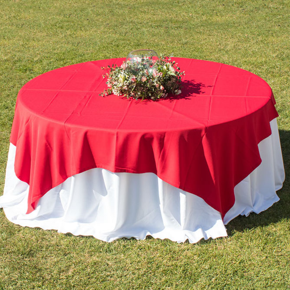Cubremantel para mesa redonda